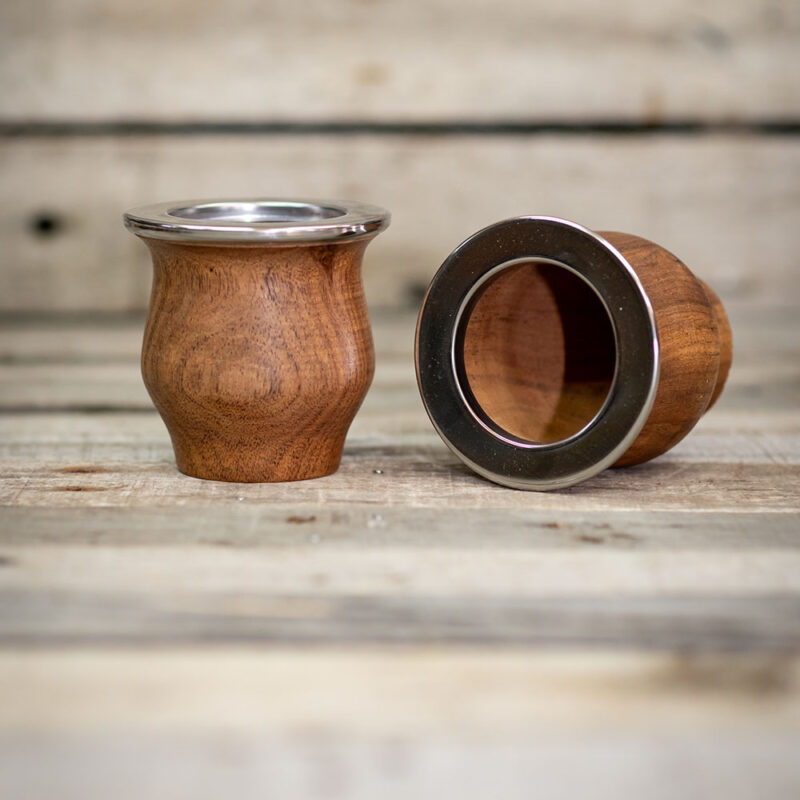 Mate de Algarrobo Bocón Virola Acero – Bodelo